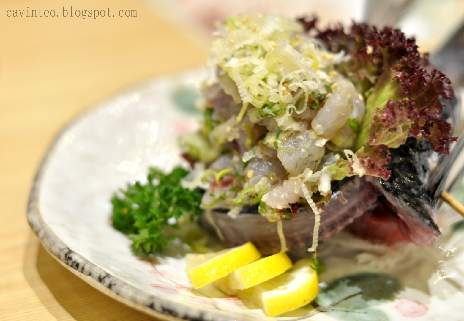 Entree Kibbles: Flying Fish Sashimi @ Itacho Sushi [JCube]